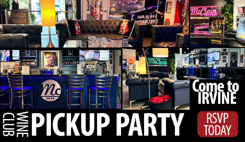 Wine Club Allocation Pick Up - McClain Cellars Winery